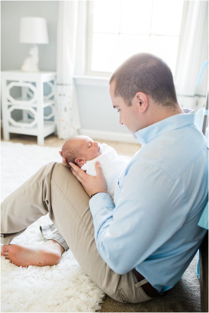 Holly Springs Newborn Photographer | In-Home Session | Baby Holt