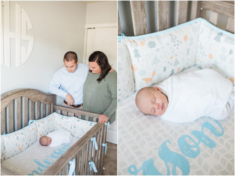 Holly Springs Newborn Photographer | In-Home Session | Baby Holt