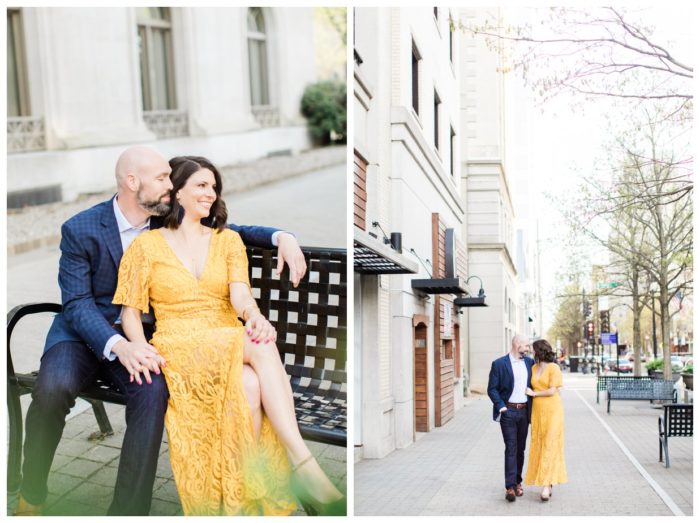 Downtown Raleigh NC | Engagement Session | Jessica + JD
