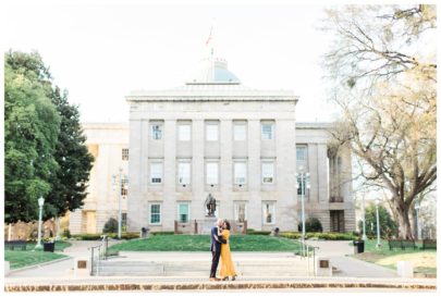 Downtown Raleigh NC | Engagement Session | Jessica + JD