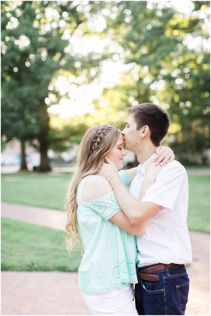 UNC Engagement Session Chapel Hill NC Ashley + Zach